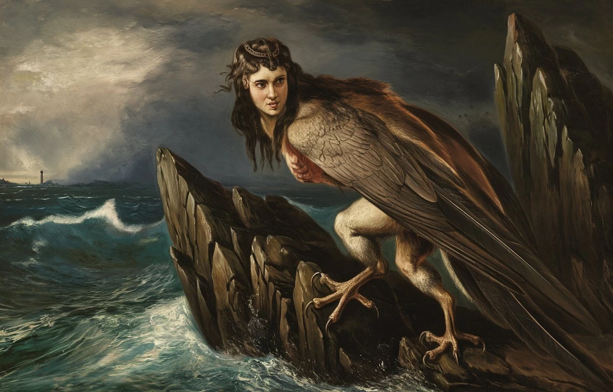 Harpy: Sinh vật hận thù trong thần thoại Hy Lạp?